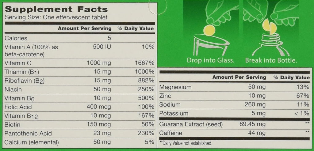 effervescent vitamins for hydration