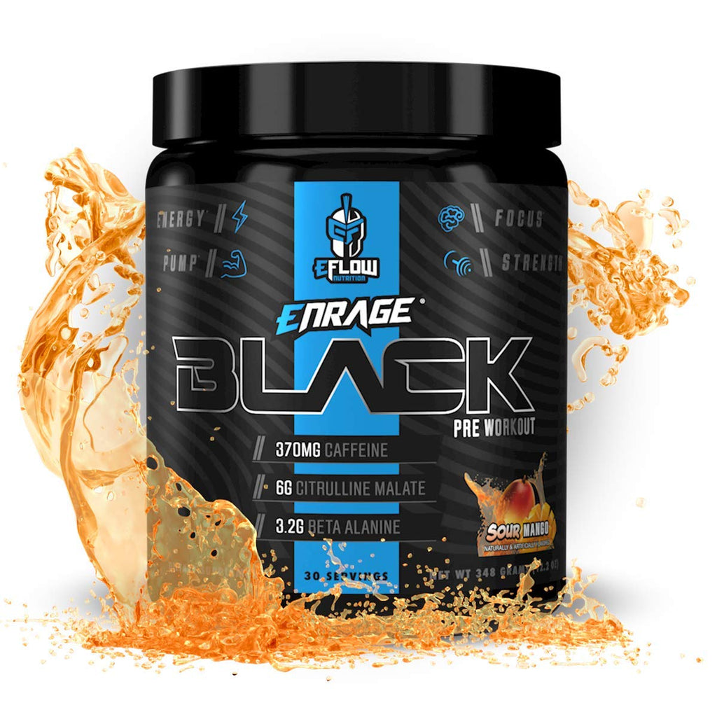 eFlow Nutrition Enrage Black pre workout energy boost