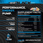 eFlow Nutrition Enrage Black pre workout for intense workouts