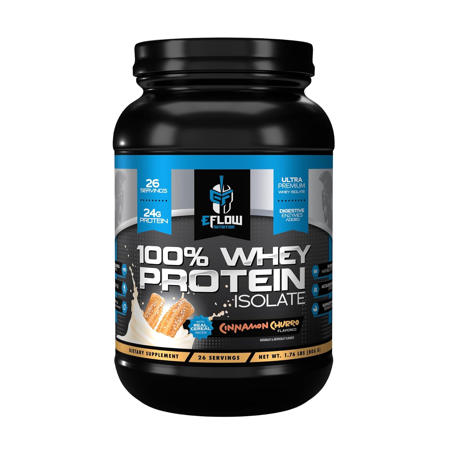 eFlow whey protein isolate cinnamon flavour