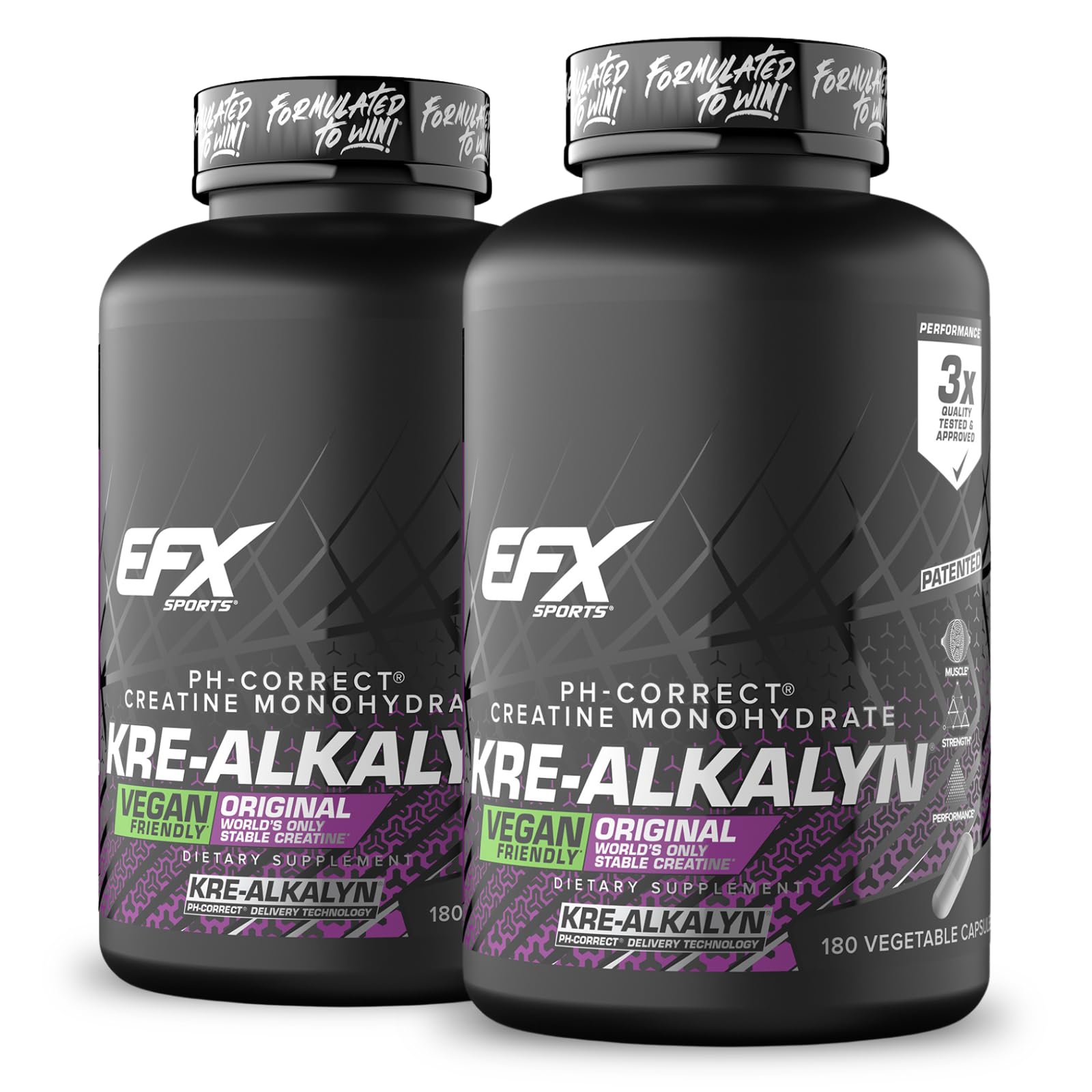 EFX Sports creatine monohydrate capsules