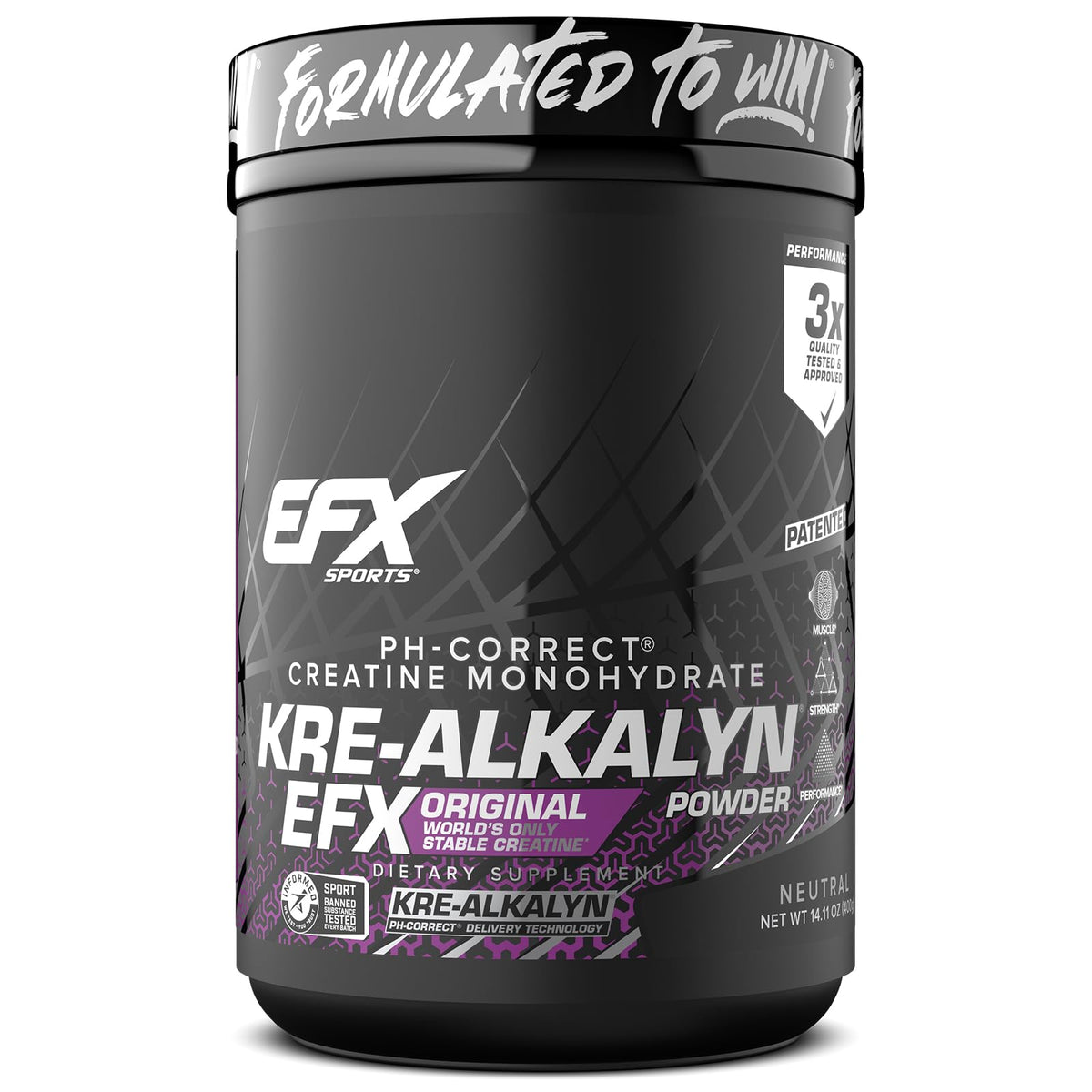 EFX Sports creatine monohydrate powder