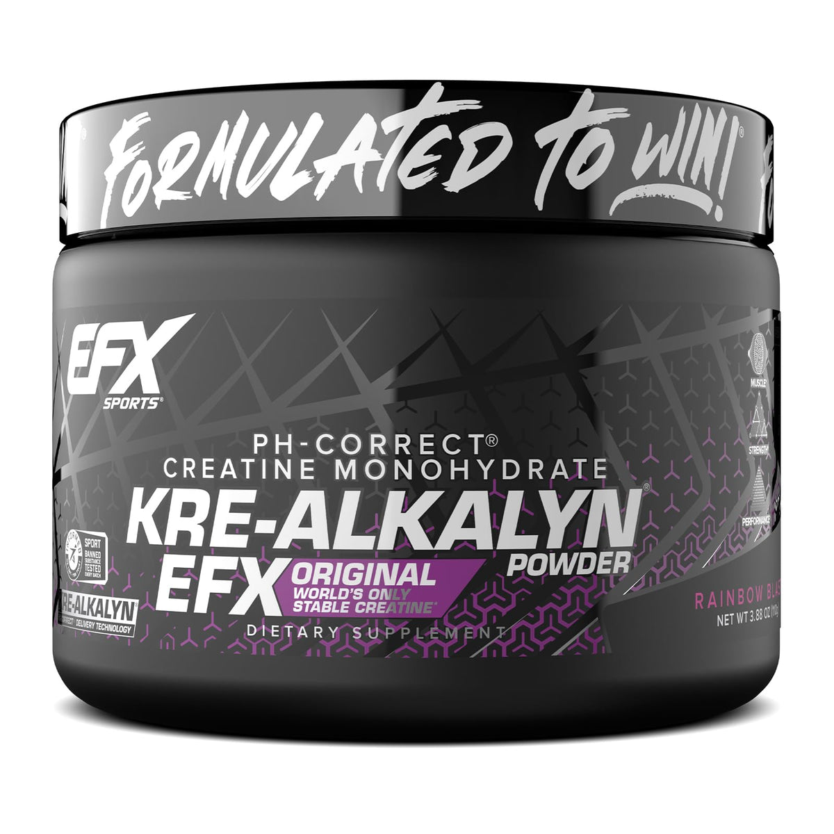EFX Sports creatine monohydrate powder