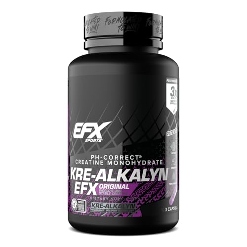 EFX Sports Kre-Alkalyn creatine capsules