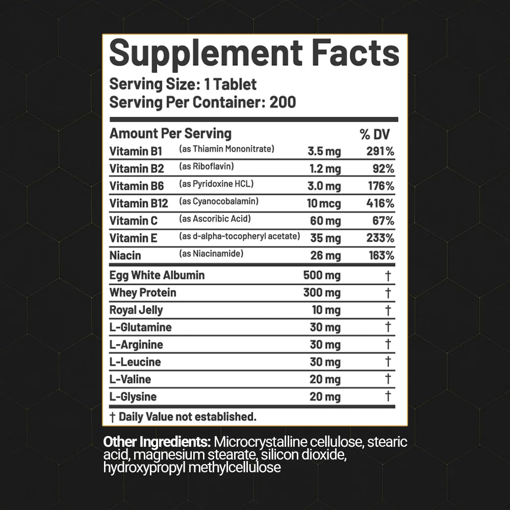 Egg white protein multivitamin for women