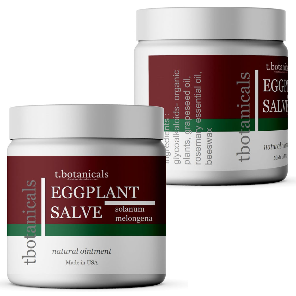 eggplant salve for soothing burns