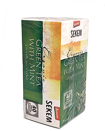 Egyptian green tea with mint