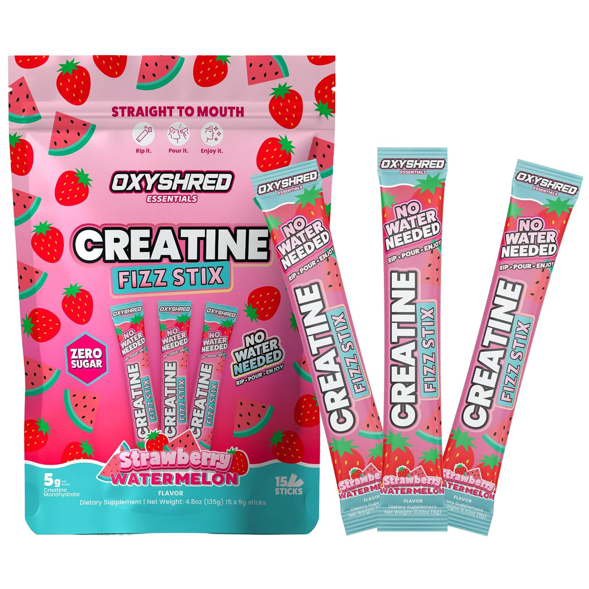 EHP Labs OxyShred creatine fizz sticks
