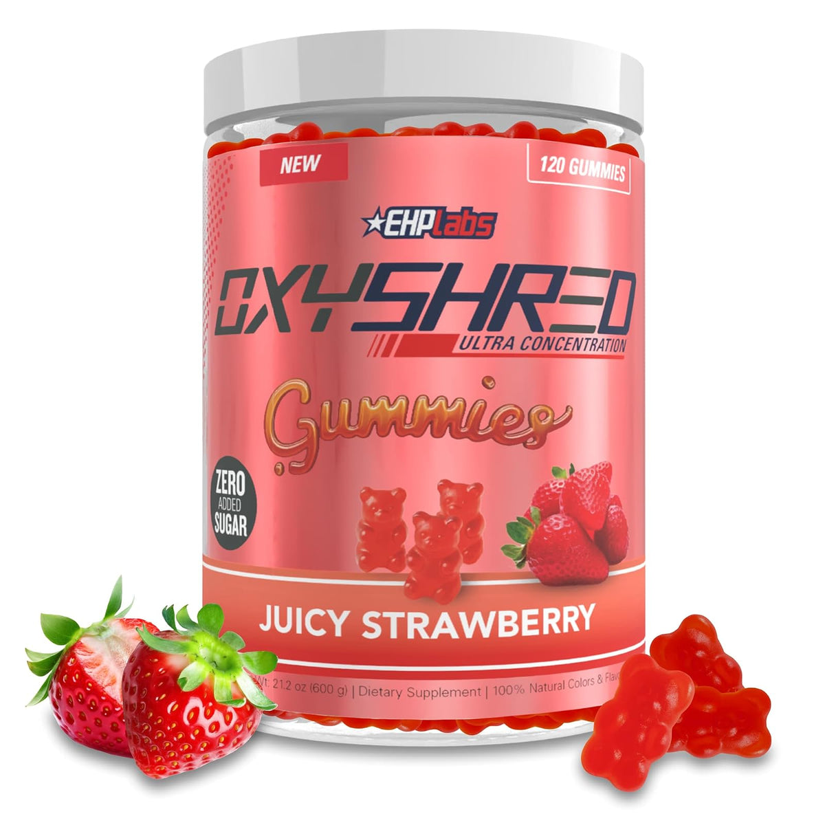 EHP Labs OxyShred gummies for energy