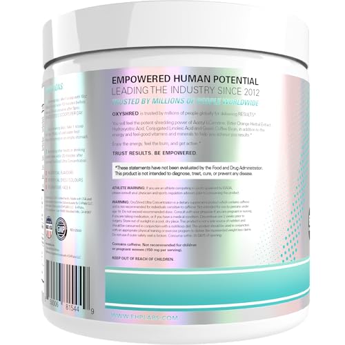 EHP Labs pre-workout for muscle pump