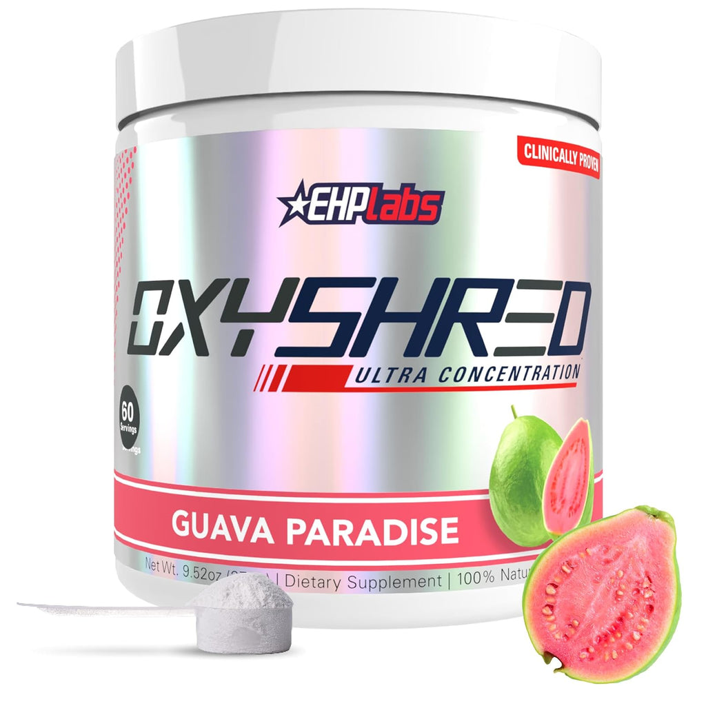 EHP Labs pre-workout powder guava flavour