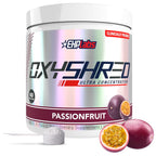 EHP Labs pre-workout powder passionfruit