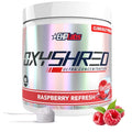 EHP Labs pre-workout powder raspberry