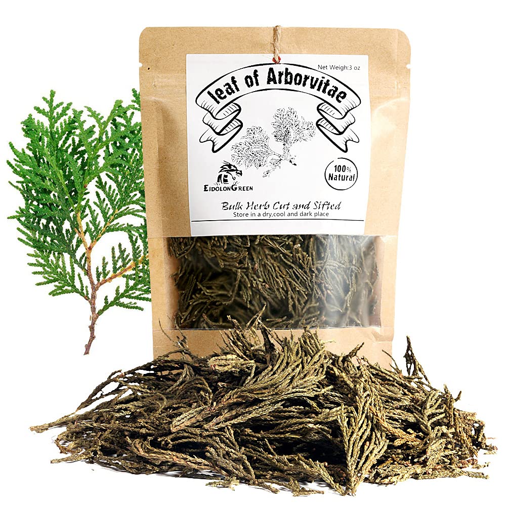 EidolonGreen dried Arborvitae herbs