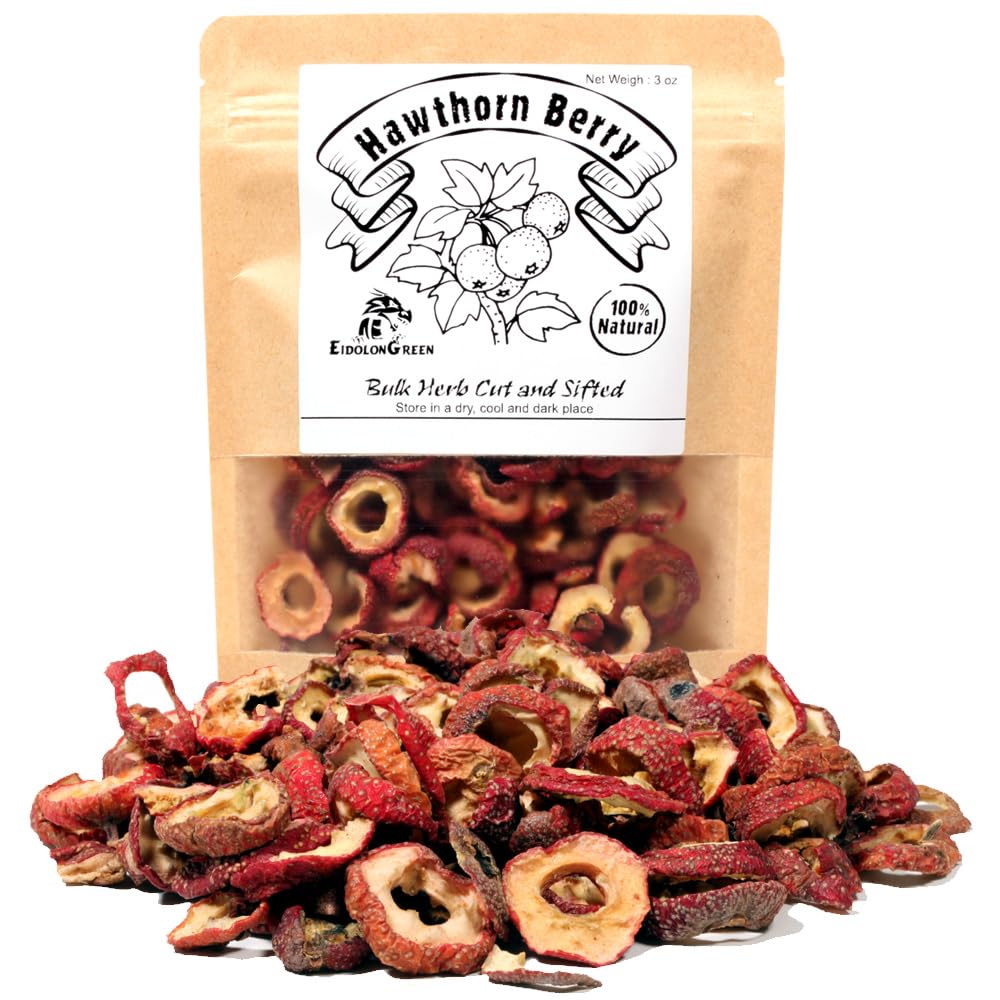 EidolonGreen dried hawthorn berry herb