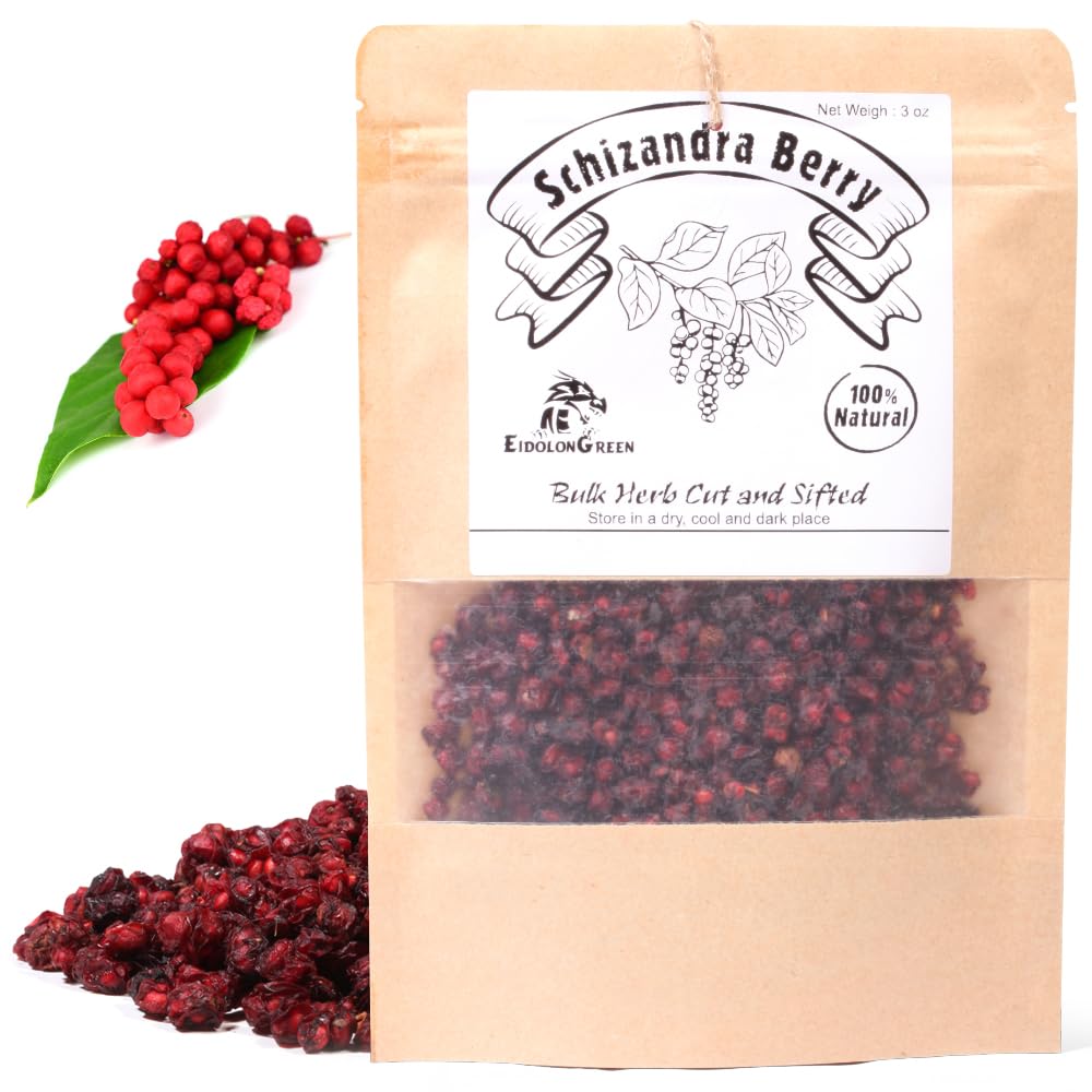 EidolonGreen dried schisandra berries for tea