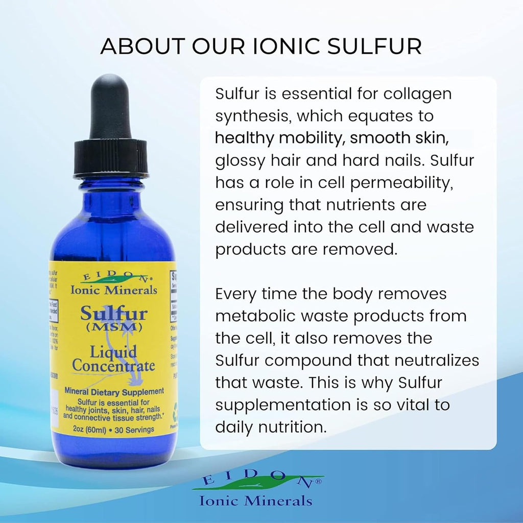 Eidon liquid sulfur concentrate for wellness