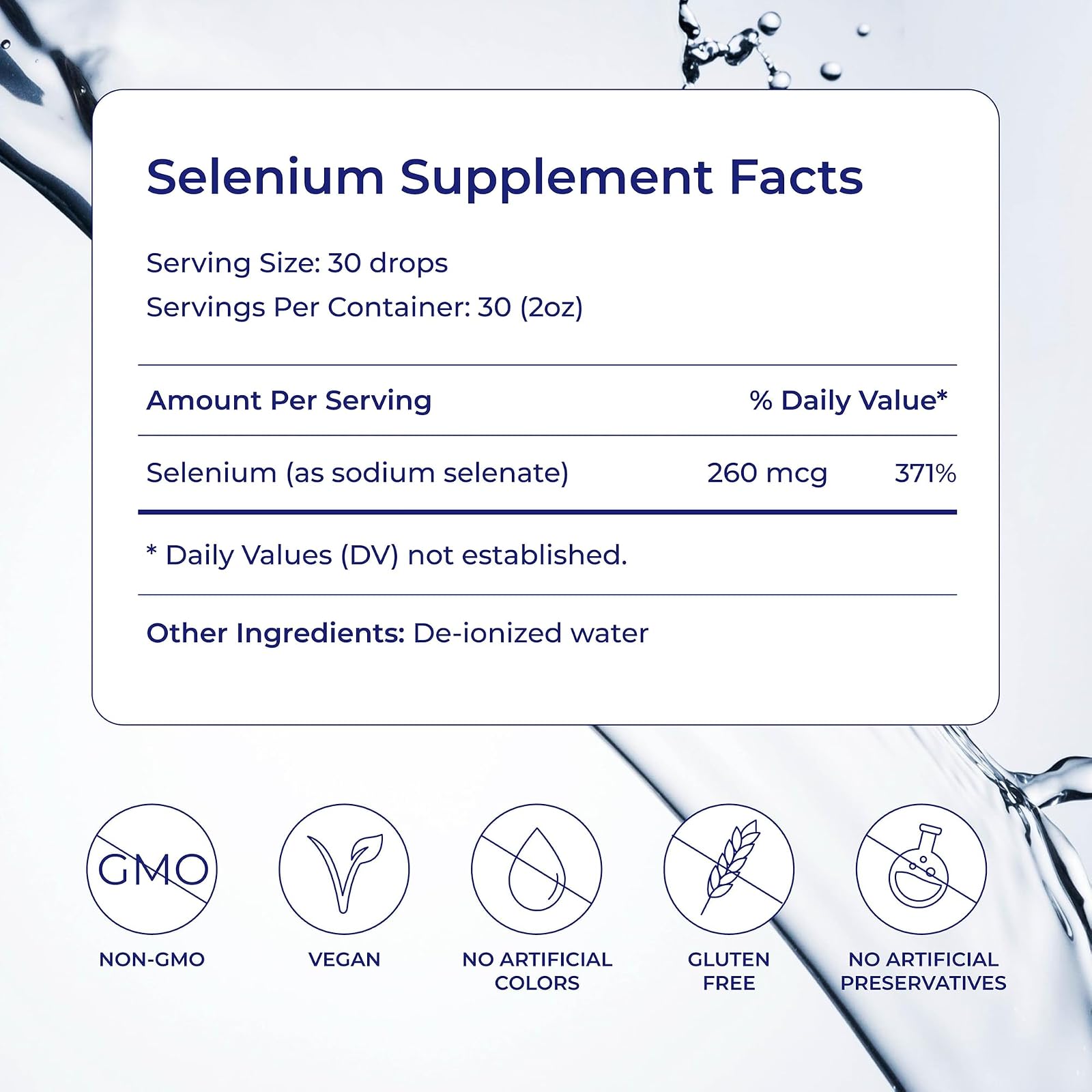 Eidon selenium drops for immunity
