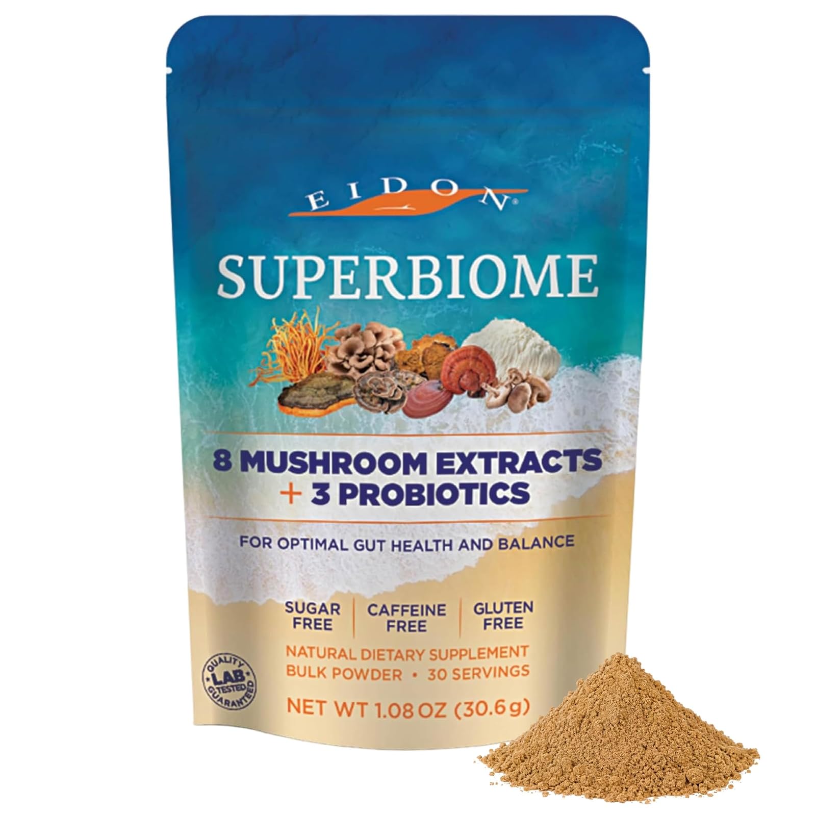 Eidon SuperBiome mushroom probiotics blend