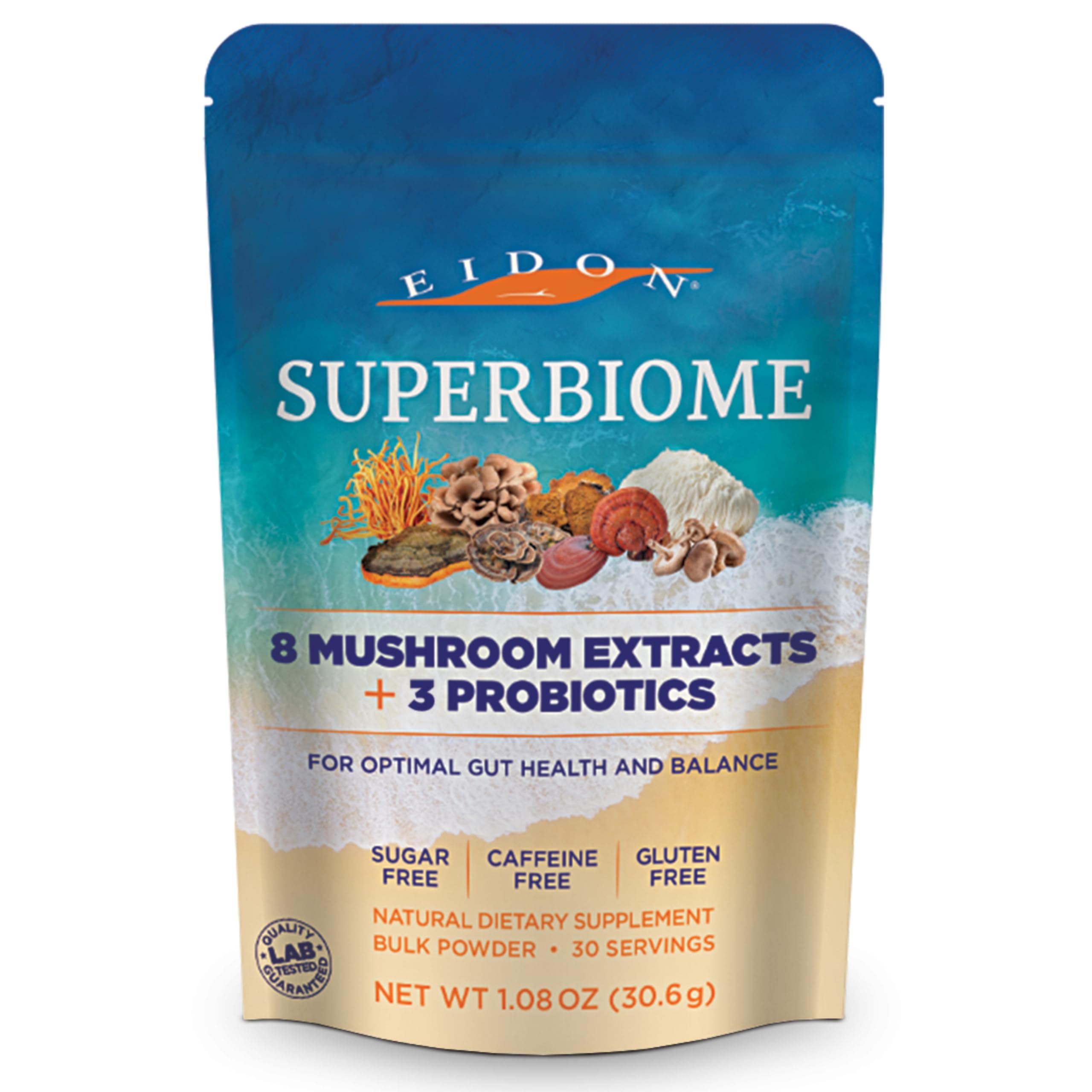 Eidon SuperBiome mushroom probiotics powder