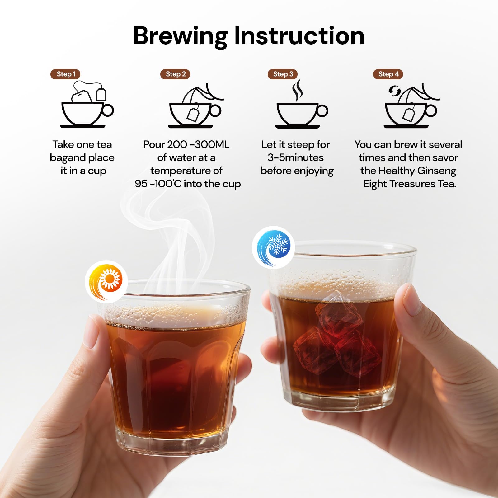 Eight Treasure Tea for relaxation