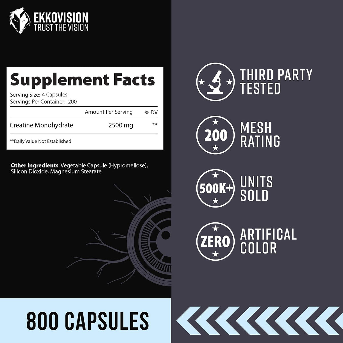 Ekkovision creatine for athletic performance