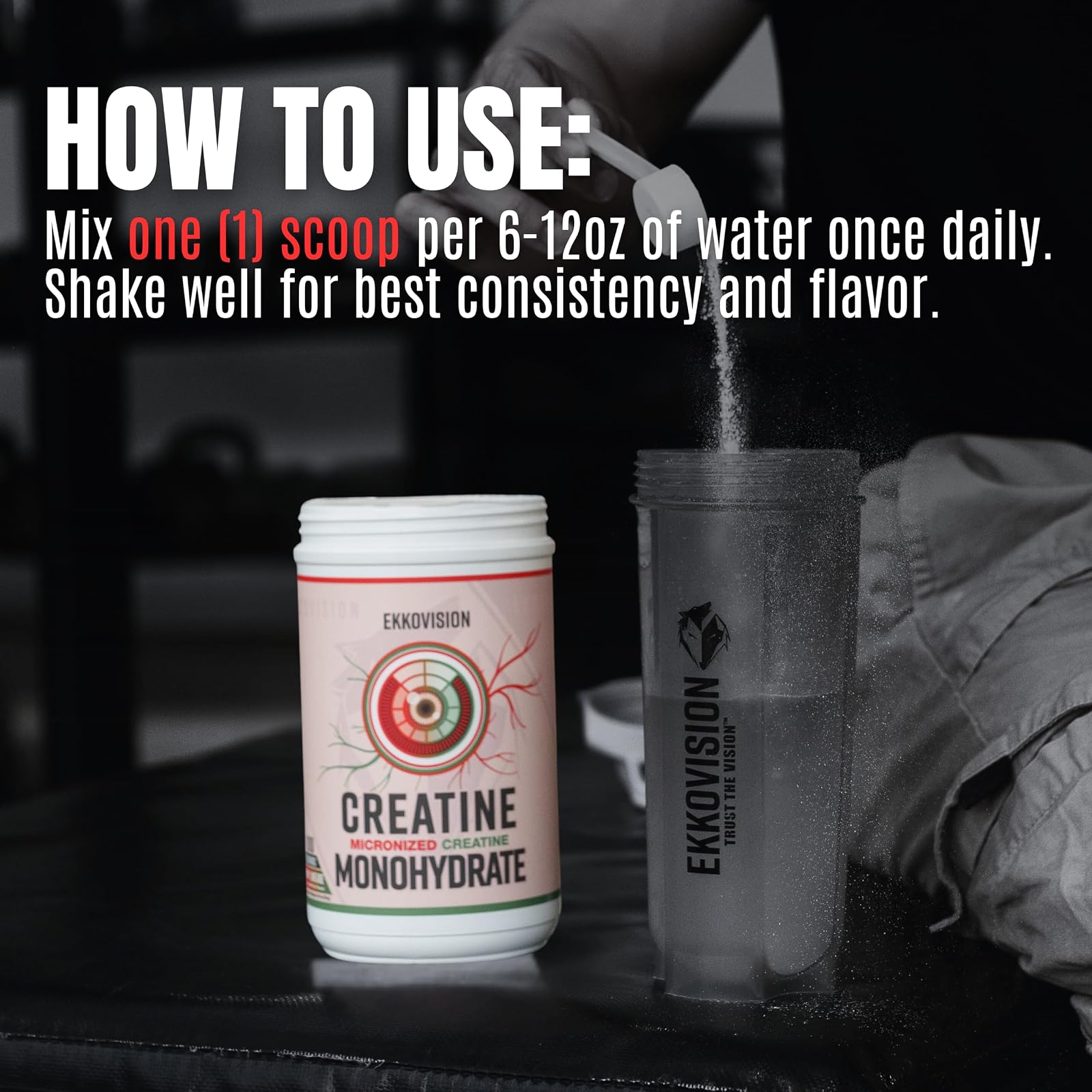 Ekkovision creatine for muscle recovery