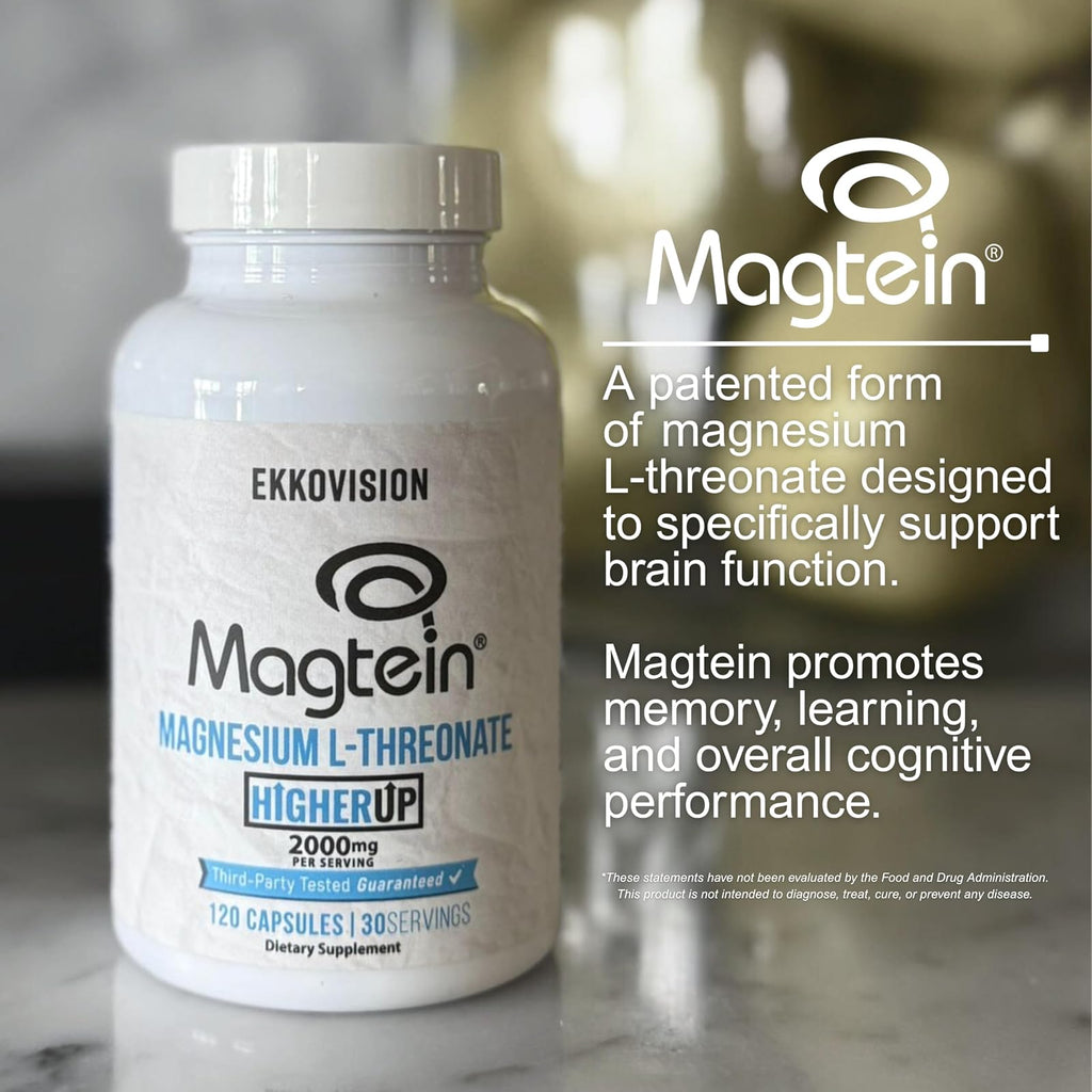 Ekkovision magnesium l-threonate 120 count