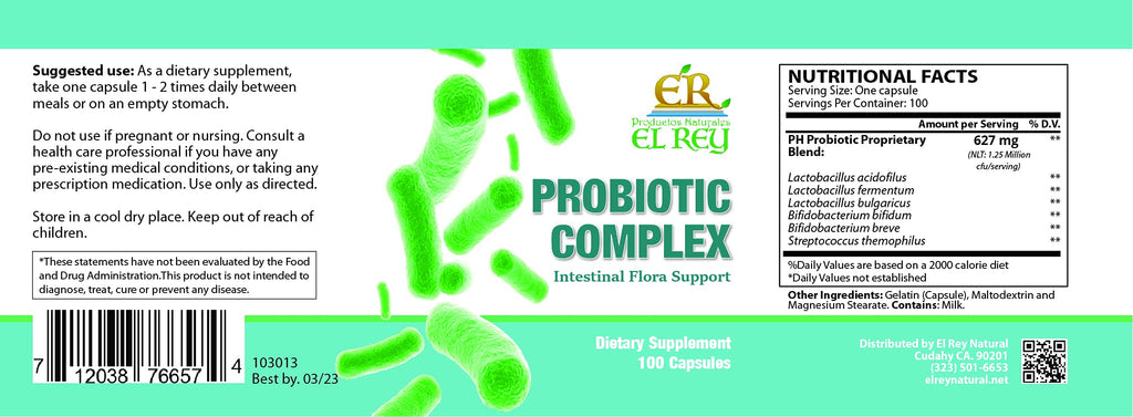 El Rey Probiotic digestive health support