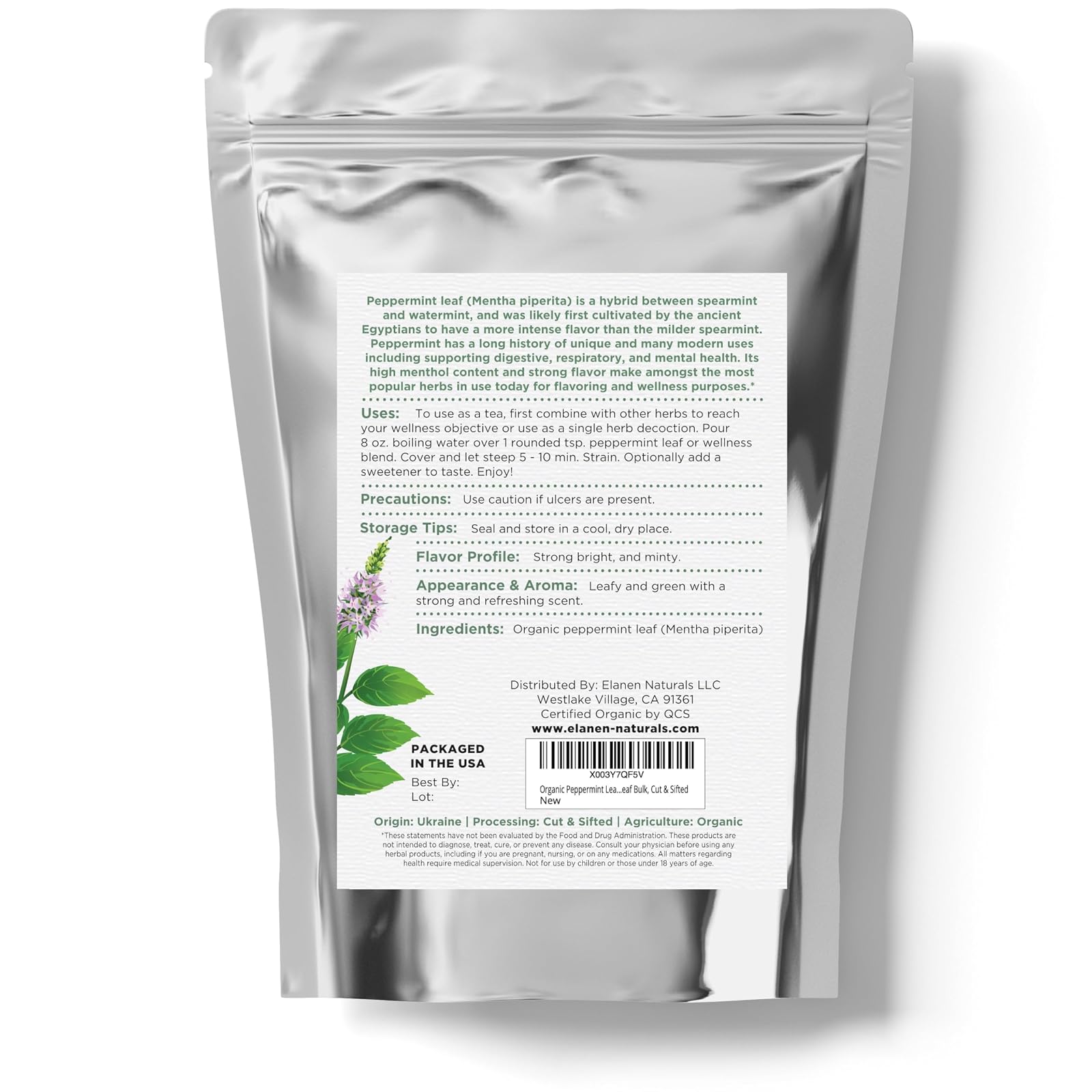 Elanden Naturals herbal detox tea