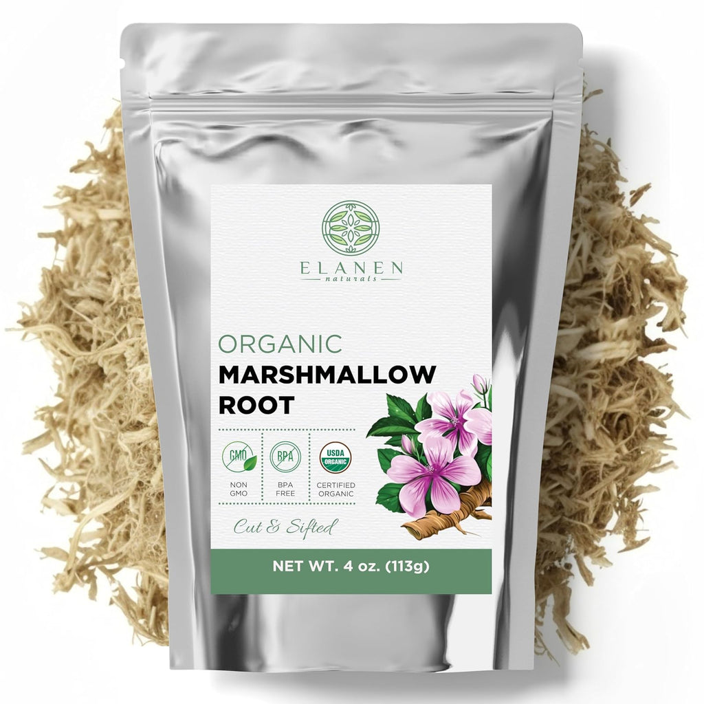 Elanden Naturals organic marshmallow root benefits