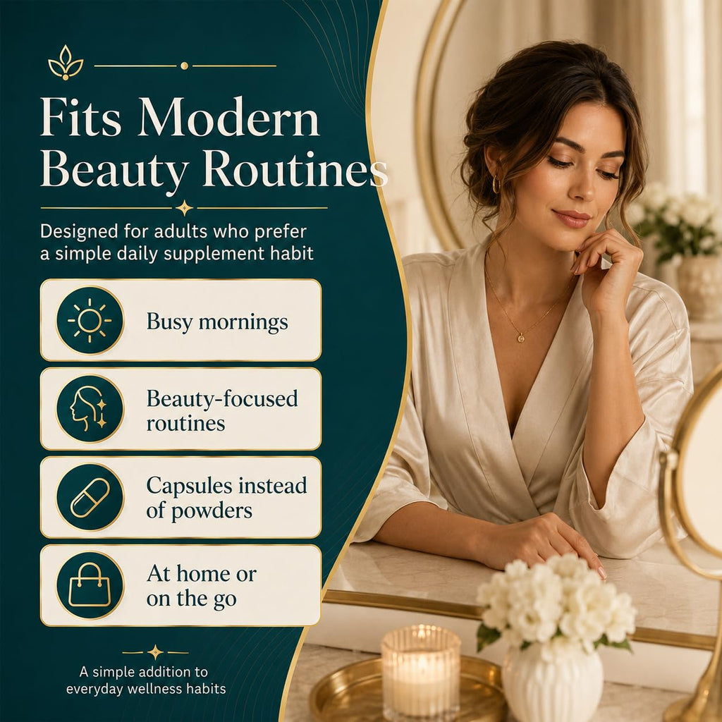 Elastin capsules for skin health
