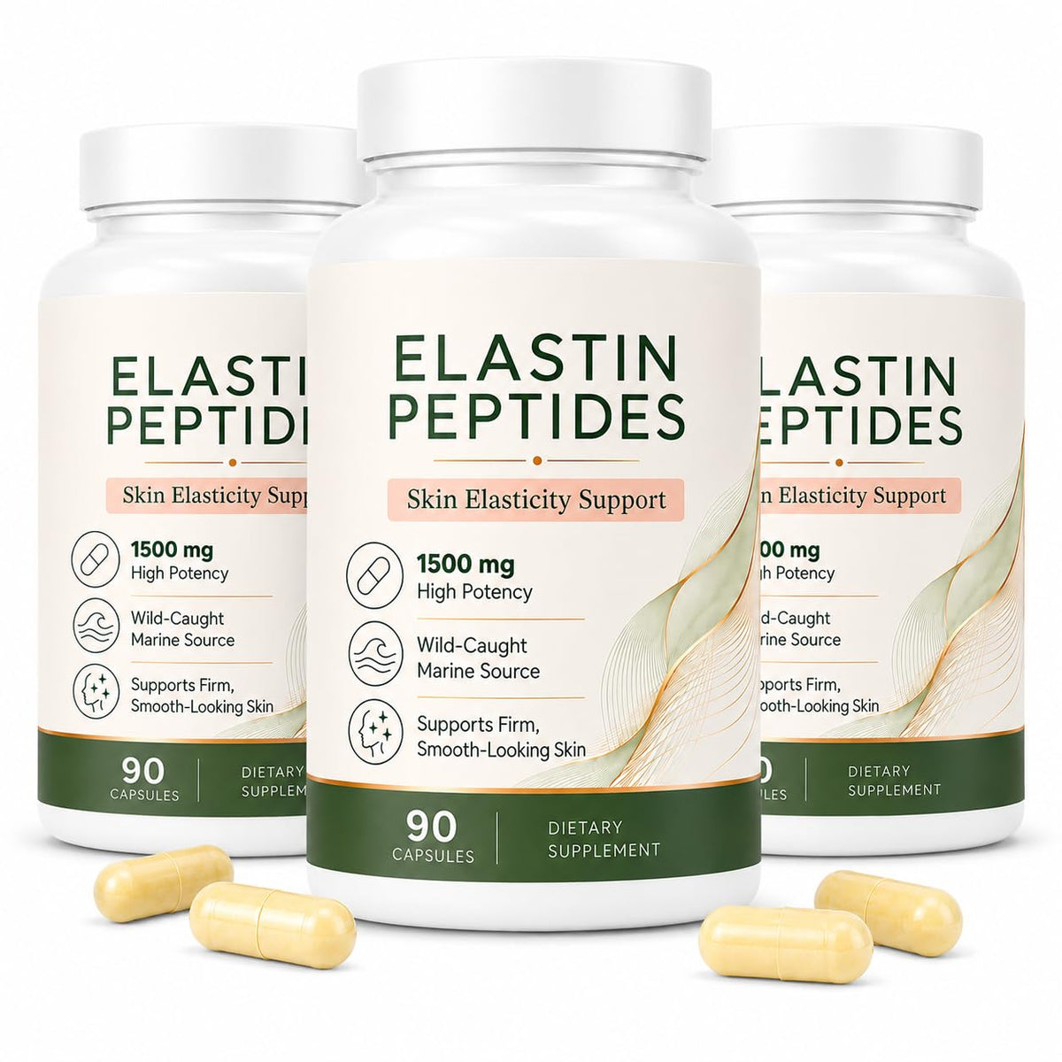 Elastin peptide skin tightening formula