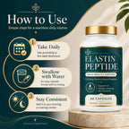 Elastin peptides for healthy hair