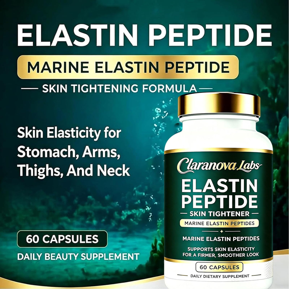 elastin peptides for youthful skin