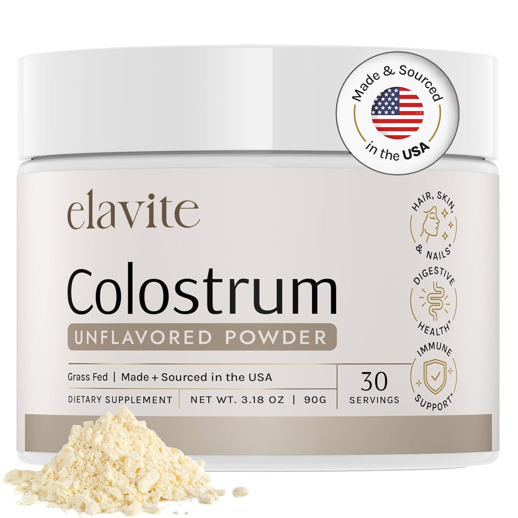 Elavite bovine colostrum powder benefits