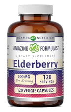 elderberry 500 mg veggie capsules