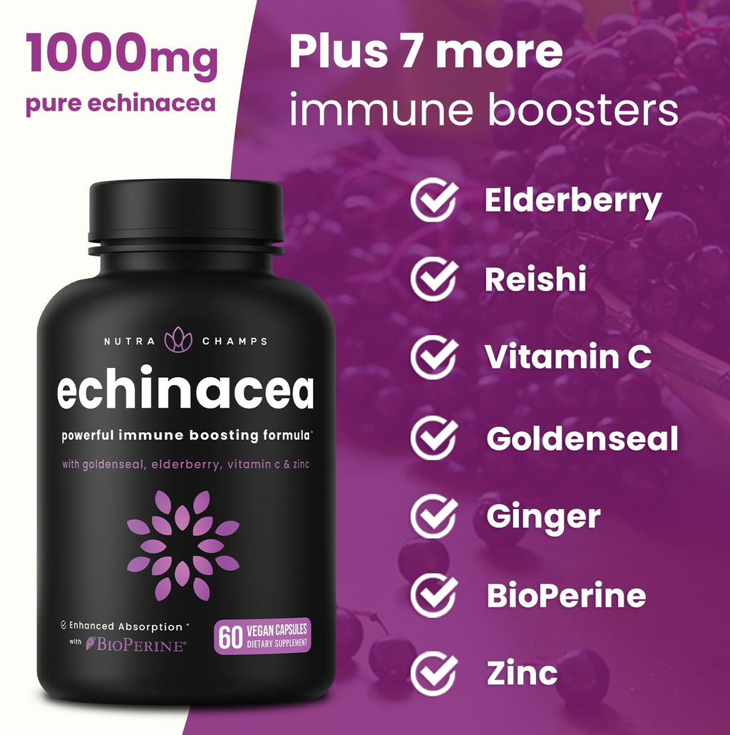 elderberry and echinacea supplement