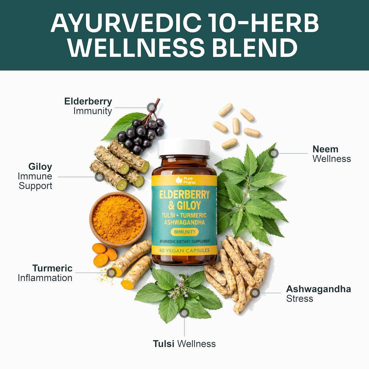 Elderberry and Giloy herbal remedy