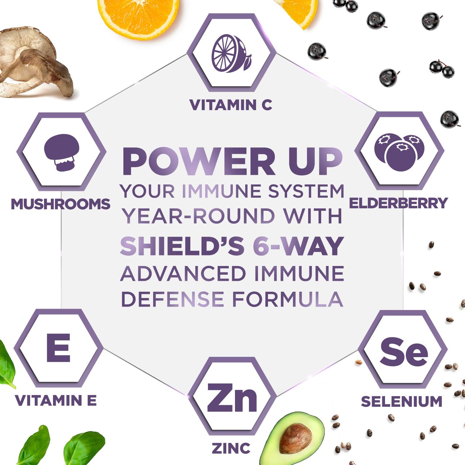 elderberry and mushroom blend