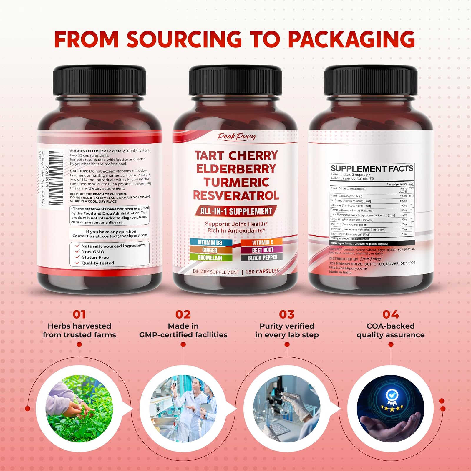 Elderberry and turmeric for immune boost