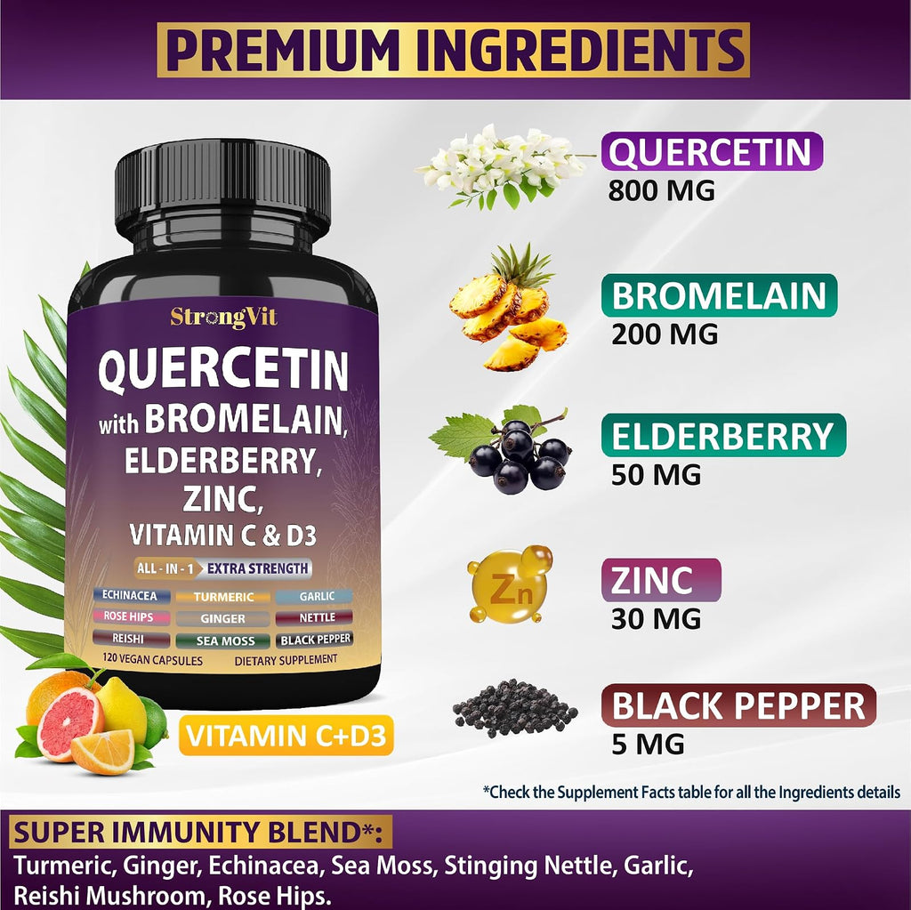 Elderberry and Vitamin C capsules