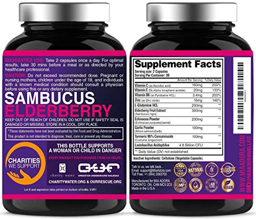 elderberry and vitamin C for health