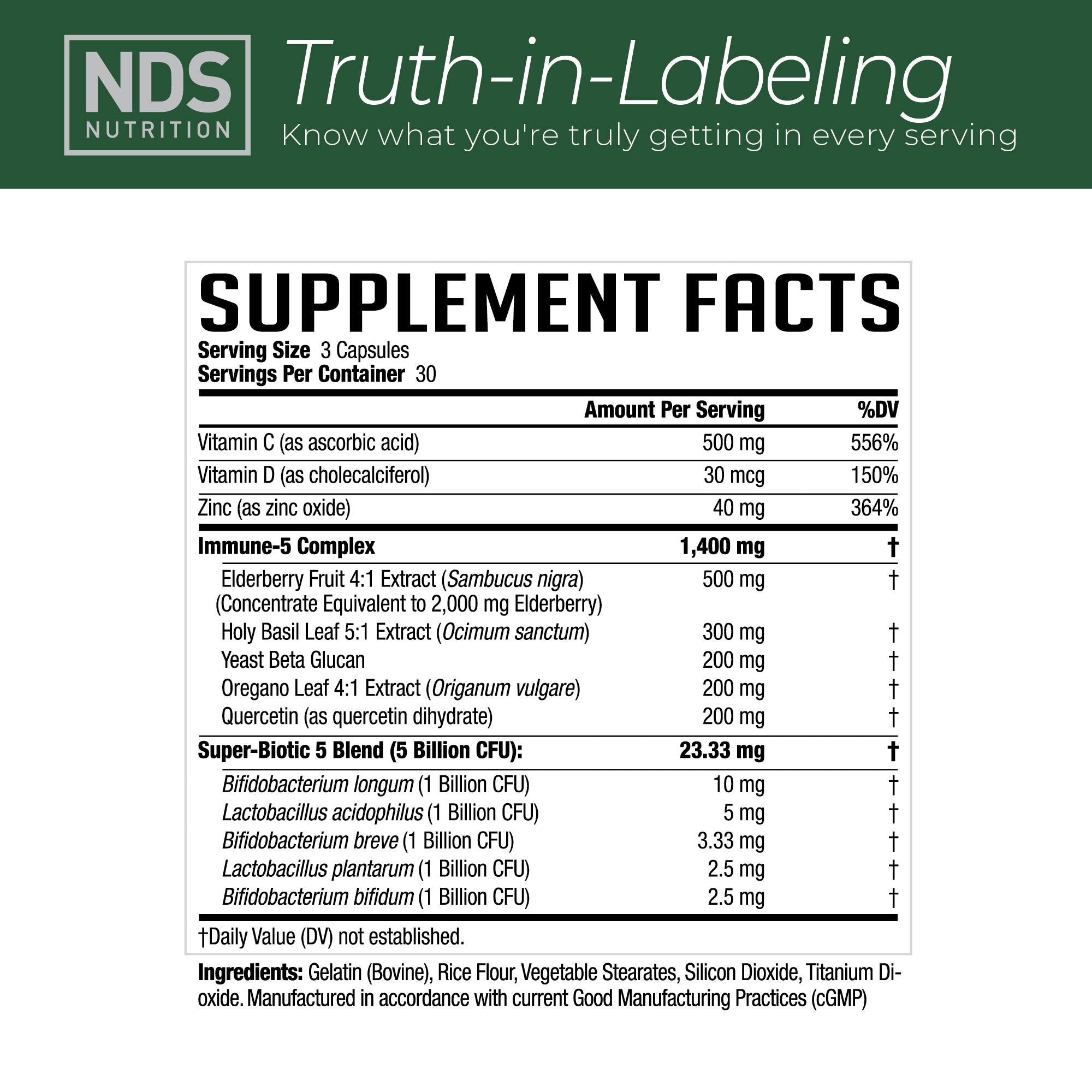 Elderberry and vitamin C support