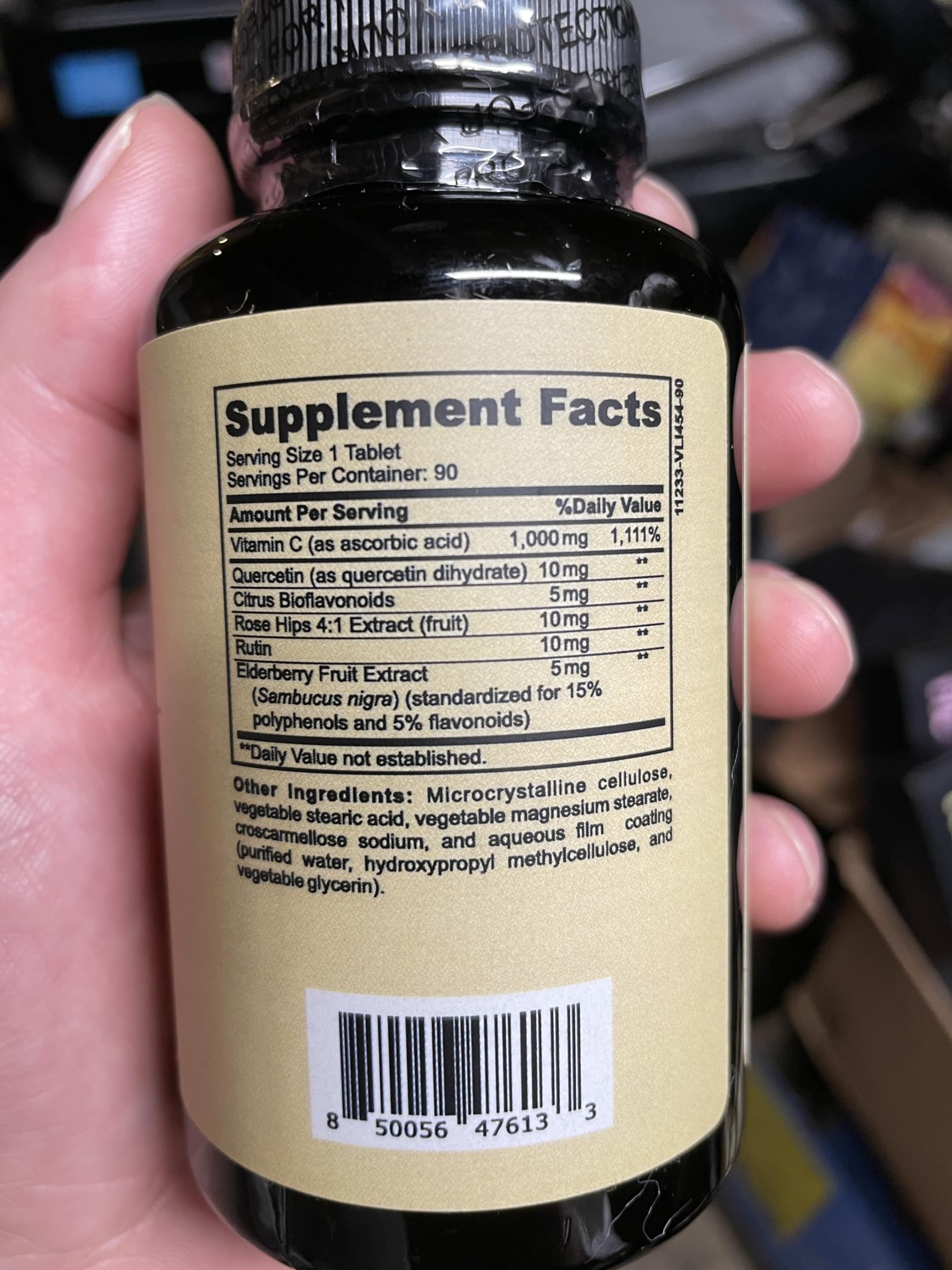 Elderberry and vitamin C synergy