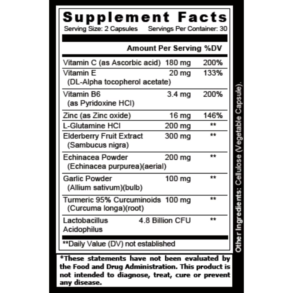 elderberry and vitamins for vitality