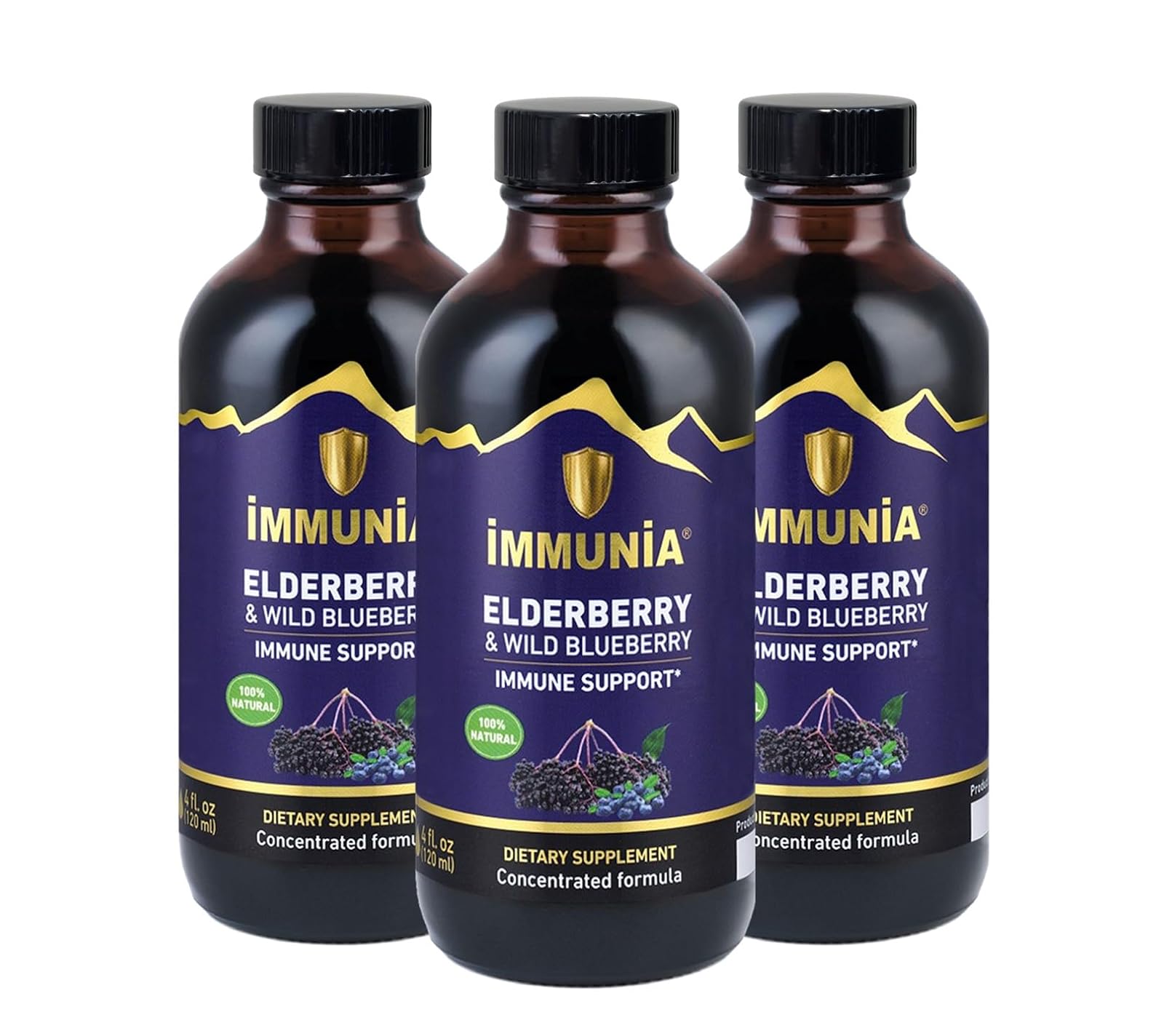 elderberry and wild blueberry concentrate