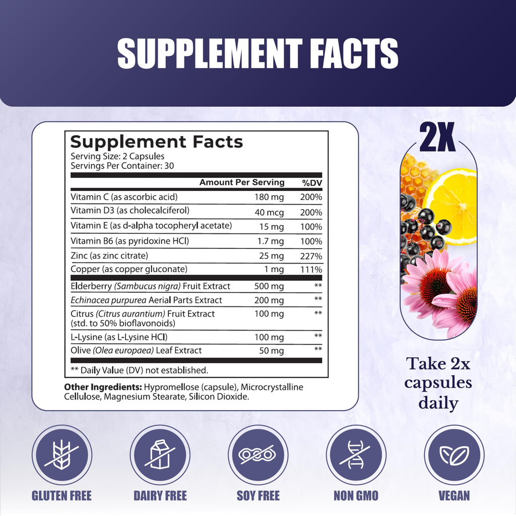 elderberry and zinc immune booster