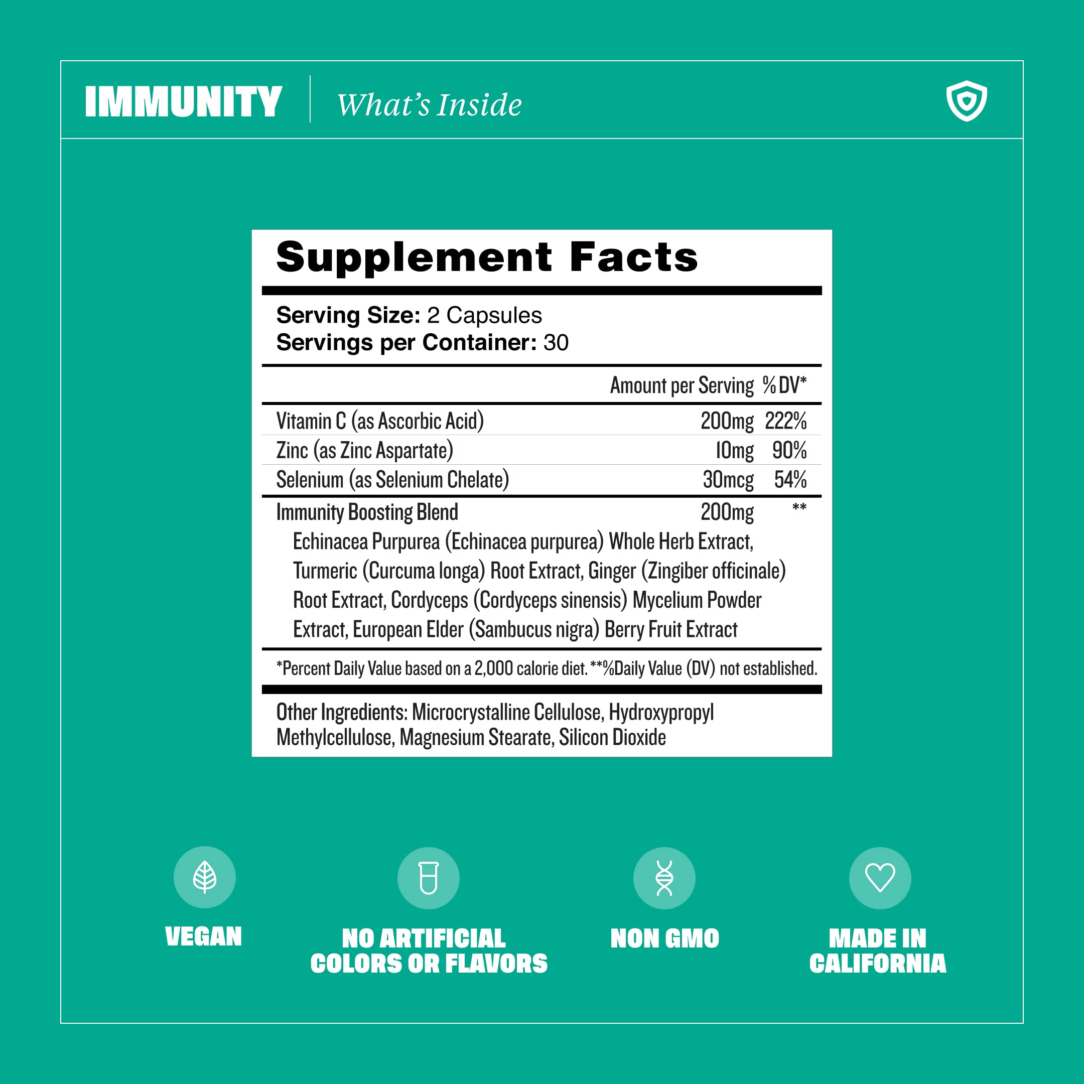 Elderberry and zinc immunity booster