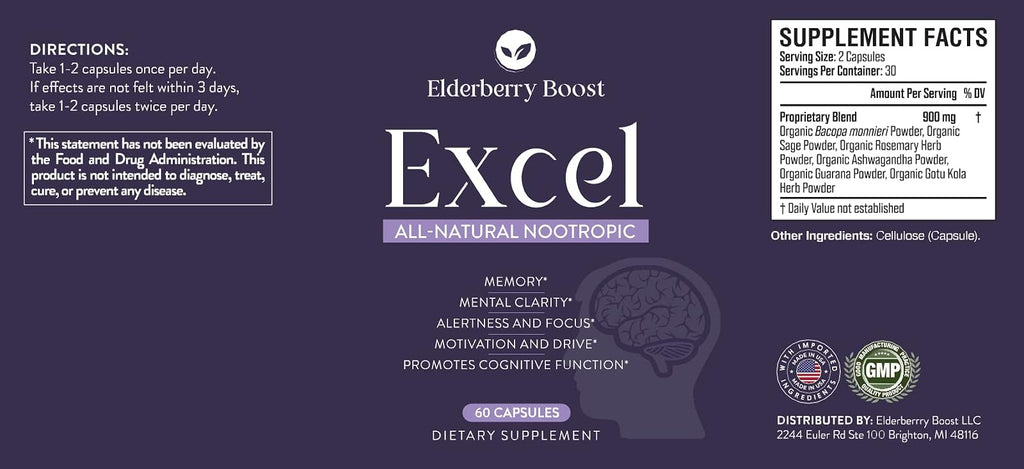 Elderberry Boost Excel memory enhancement